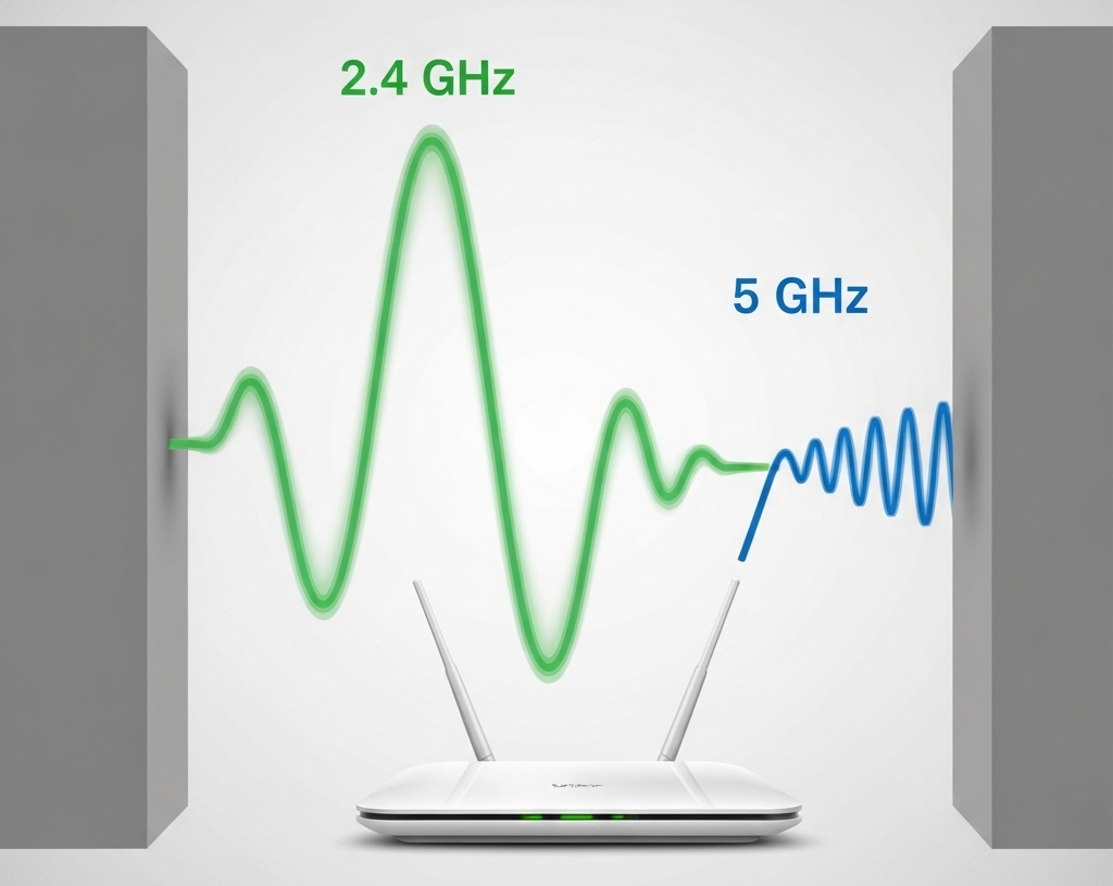 Difference between 2.4 GHz vs 5 GHz Wi-Fi Bands - Best Broadband in My ...